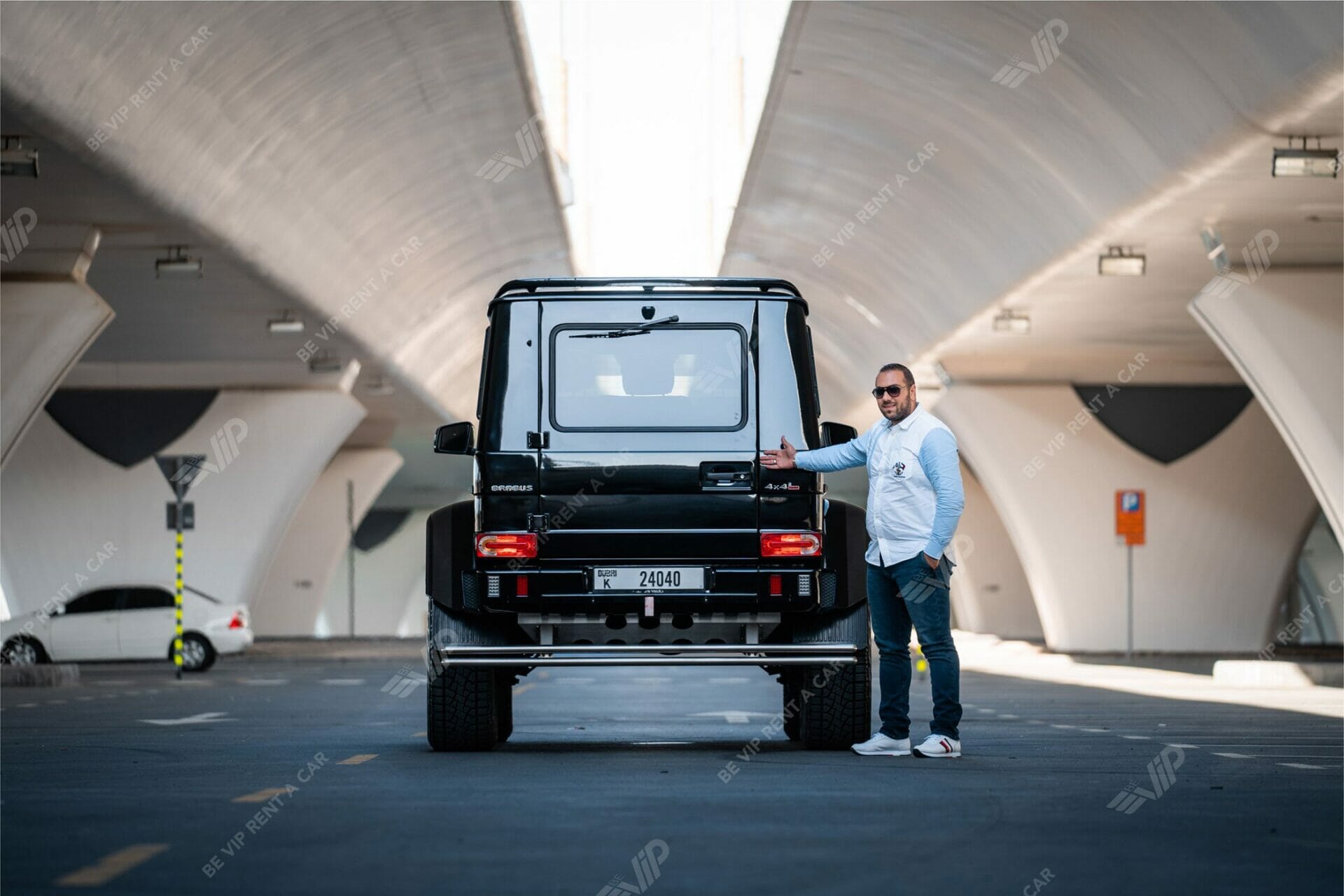 Explore the UAE Desert with the amazing Mercedes G500 Brabus 4x4